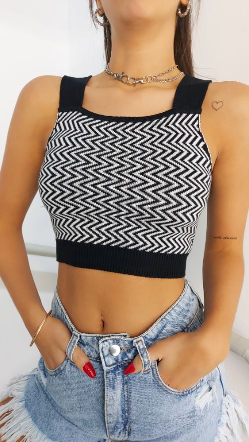 Tiffany - Top de Hilo ZIG ZAG